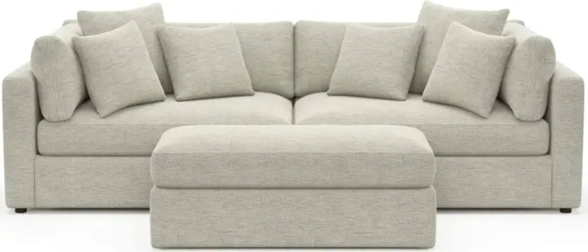 Boston Foam Comfort Sectional - Liv Onyx by American Signature ...