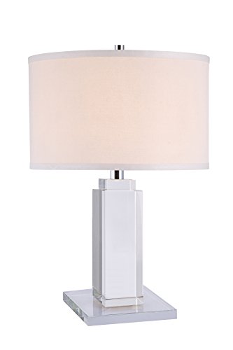 Elegant Lighting TL1012 Regina Collection 1-Light Table Lamp, 14” Depth ...