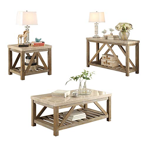 Homelegance HO- Ridley Sofa Table, Brown