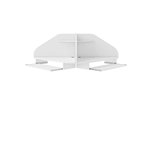 Manhattan Comfort Bradley Mid Century Modern Home Office Floating ...