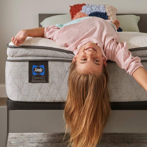 Sealy Essentials Spring Winter Green Euro Pillowtop Soft Feel Mattress ...