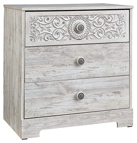 Signature Design by Ashley Paxberry Boho 3 Drawer Chest of Drawers ...