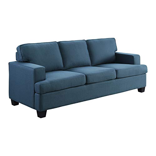 Lexicon Fernleaf Living Room Sofa, Blue