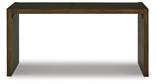 Signature Design by Ashley Balintmore Modern Over Ottoman Table, Dark Brown