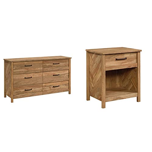 Sauder Cannery Bridge Dresser, Sindoori Mango Finish & Cannery Bridge ...