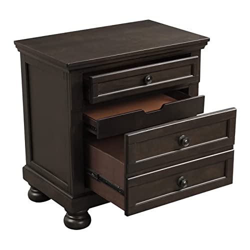 1718GY-4 Night Stand with Hidden Drawer