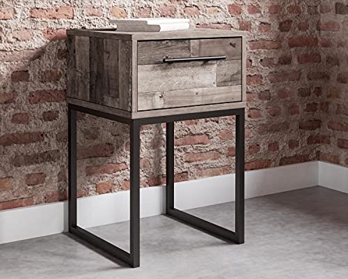 Signature Design by Ashley Neilsville Industrial 1 Drawer Nightstand ...