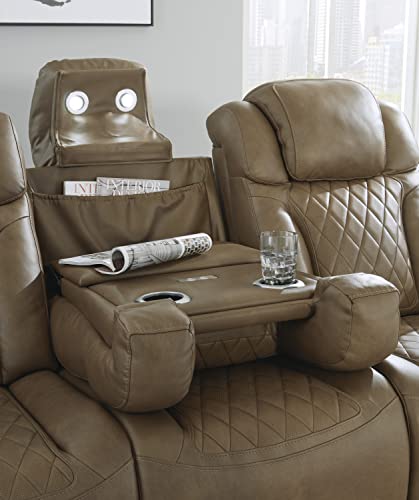 Signature Design by Ashley Strikefirst Contemporary Tufted Leather ...