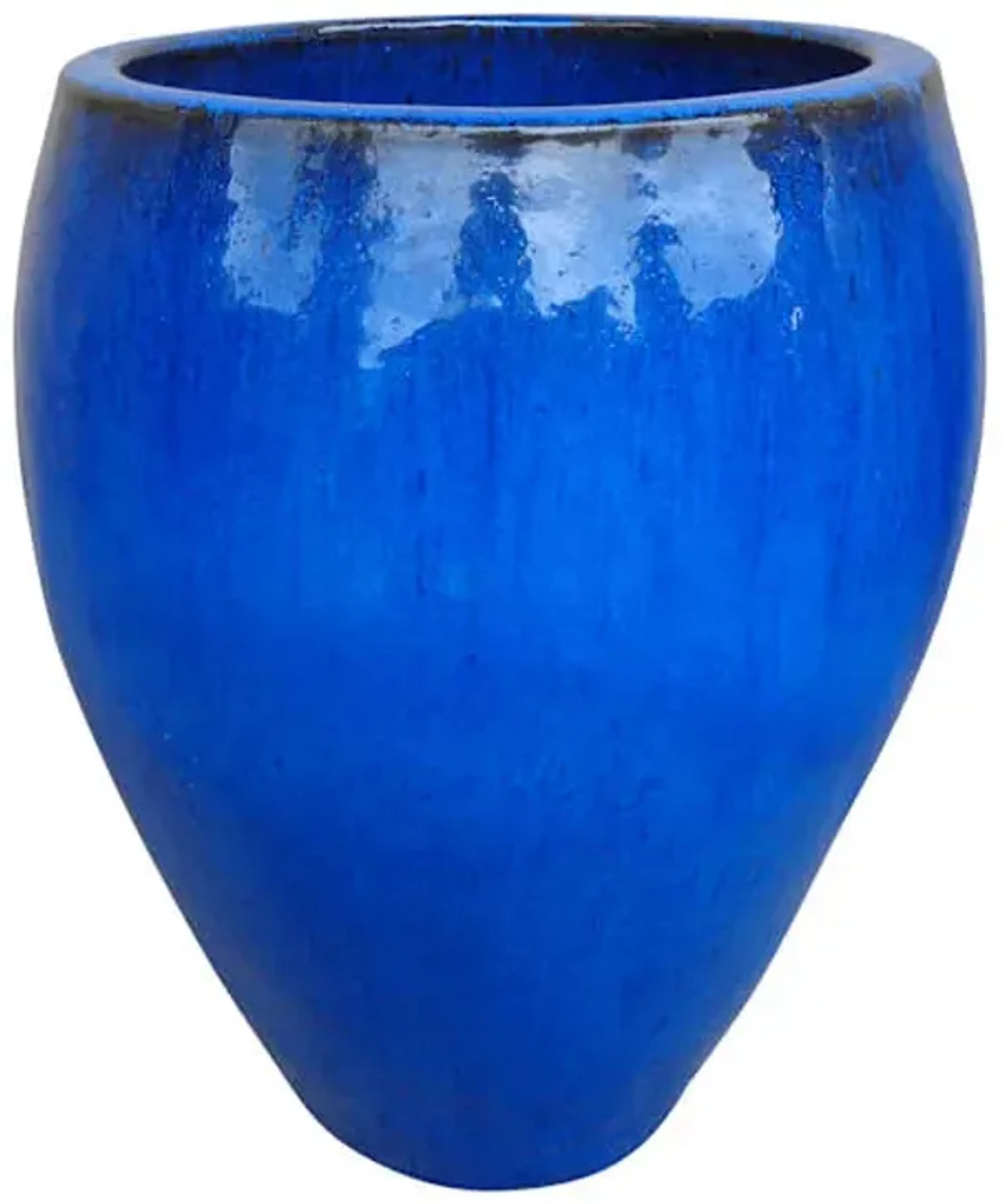 Arcadia Blue Urn Ceramic Outdoor Planter Medium At Home | Furniture.com