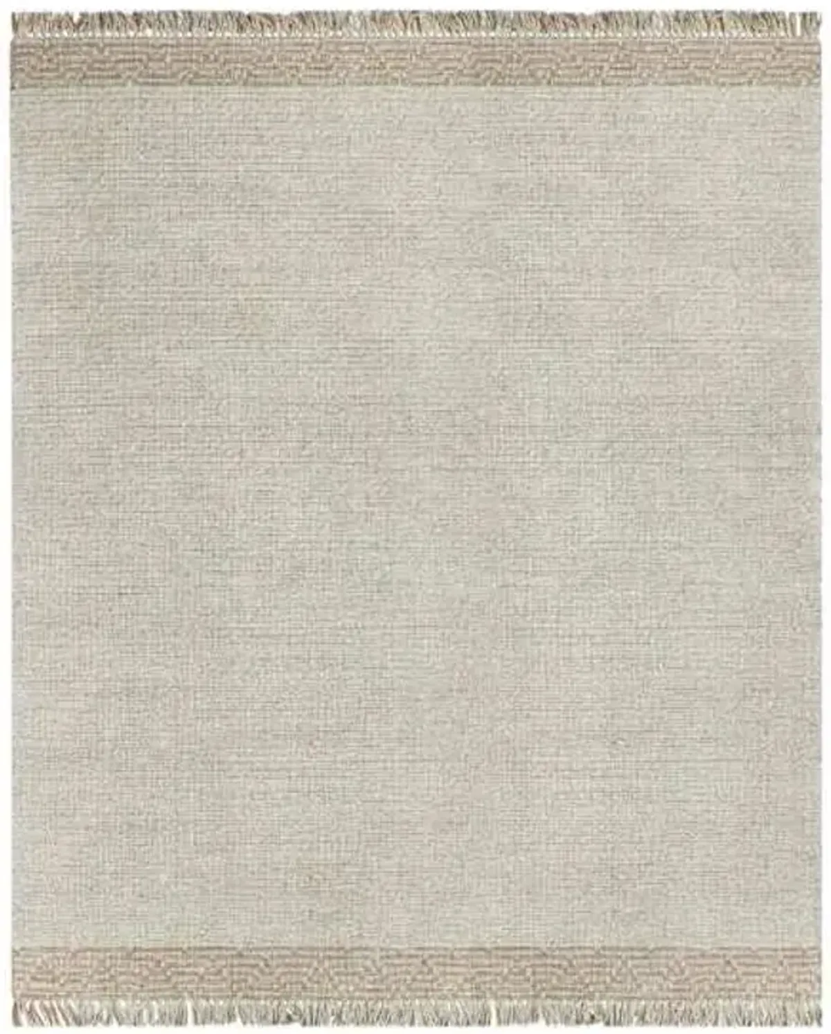 (D516) Tracey Boyd Ivory Braided Area Rug, 8x10 by At Home | Furniture.com