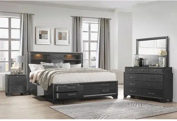 Civic - 5 Piece Bedroom Set With Storage Drawers by Bel Furniture ...