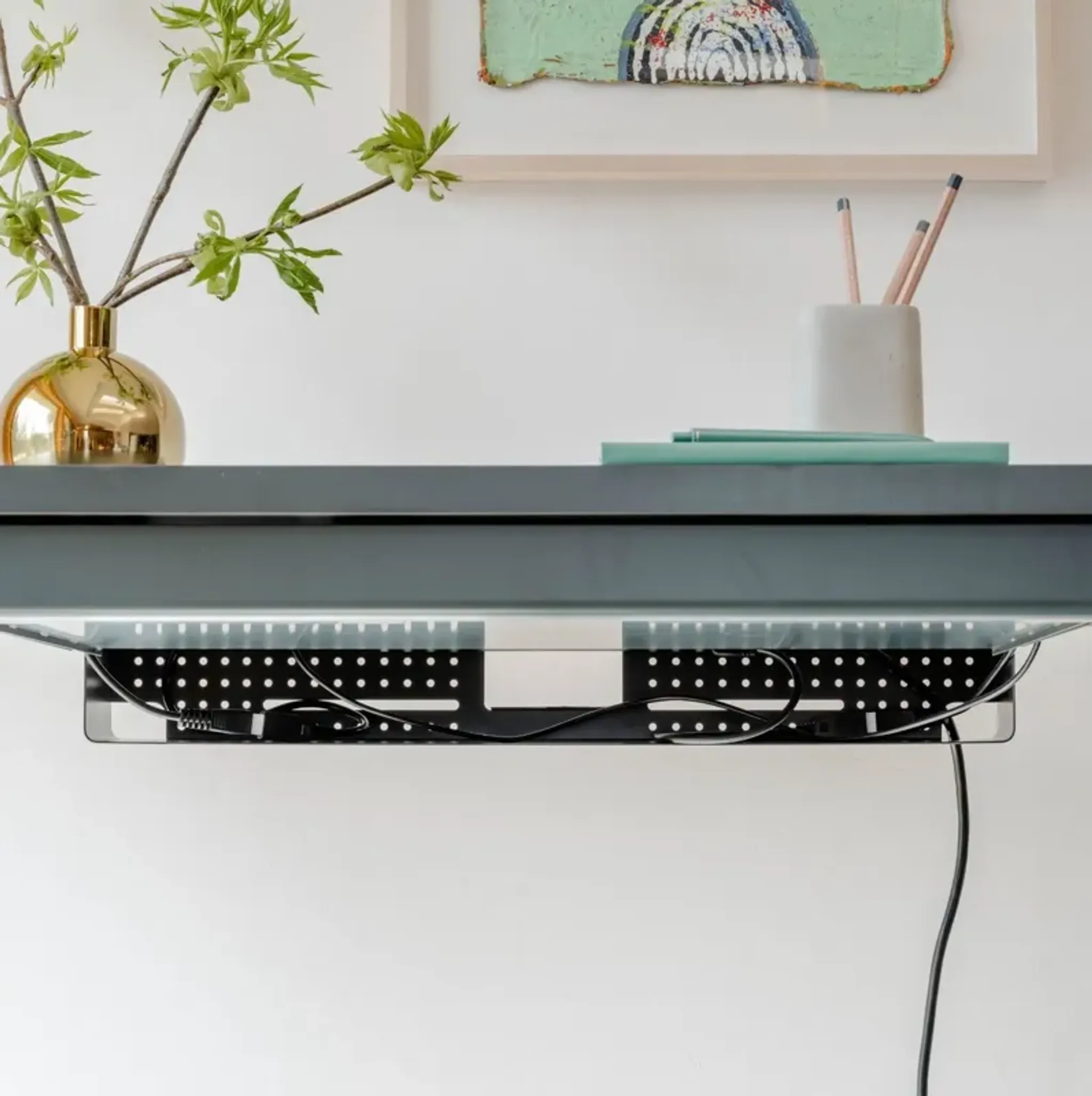Cable Organizer Tray Sage Branch | Furniture.com