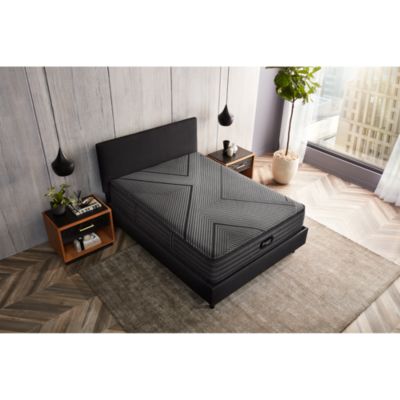 Simmons Beautyrest Black Hybrid LX-Class Plush Queen Mattress & Box ...