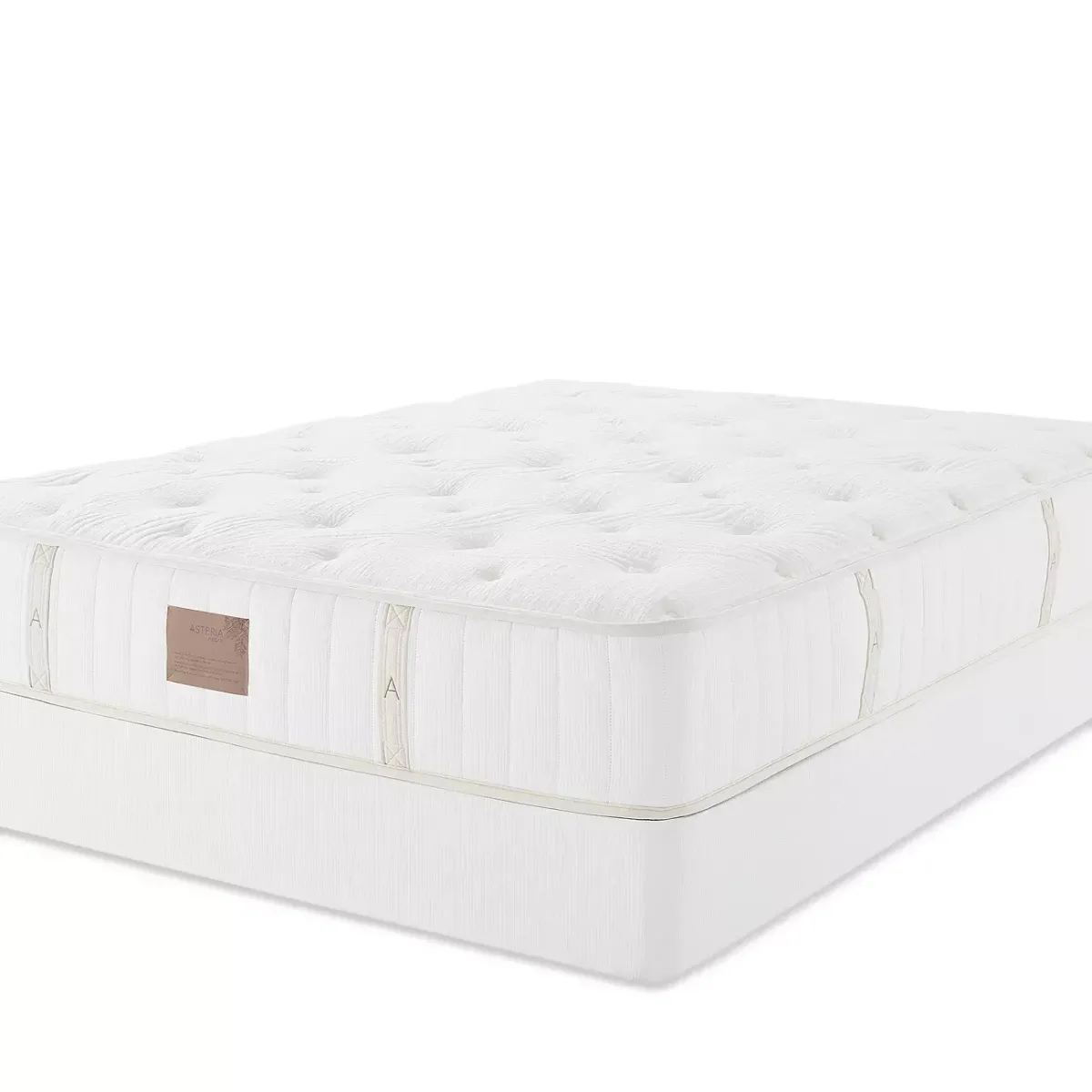 Kluft Crown Latex Amethyst Plush Queen Mattress Set with 2.25” Box ...