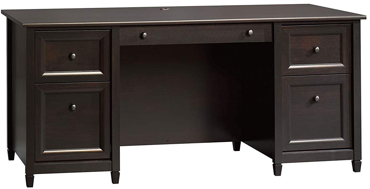 Sauder® Edge Water Estate Black Executive Desk