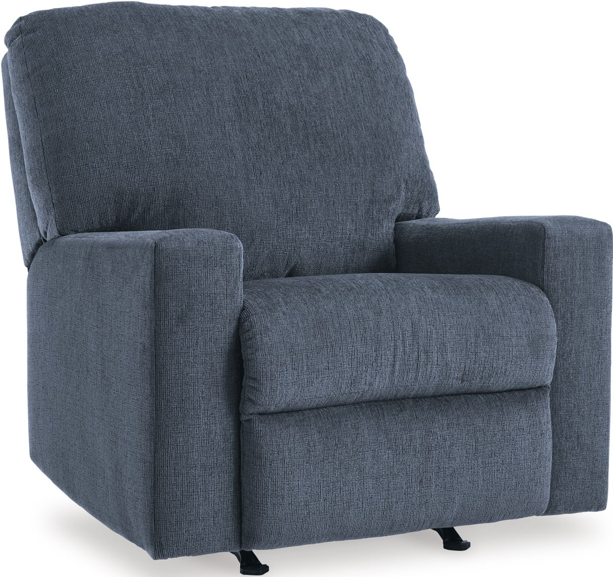 Signature Design by Ashley® Rannis Navy Manual Rocking Recliner