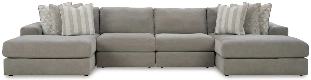 Signature Design by Ashley® Avaliyah 4-Piece Ash Sectional