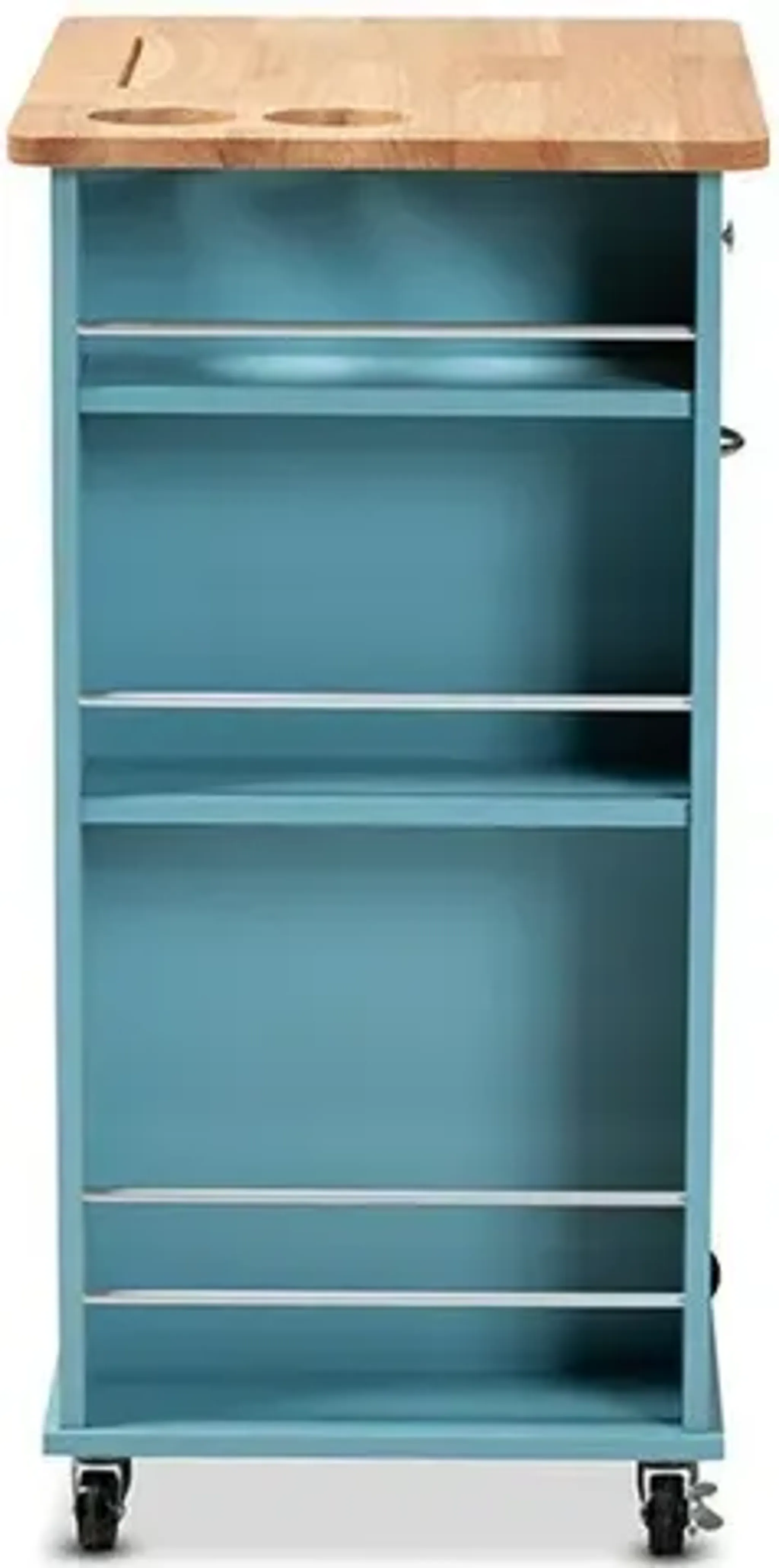 Baxton Studio Liona Modern and Contemporary Sky Blue Finished Wood ...
