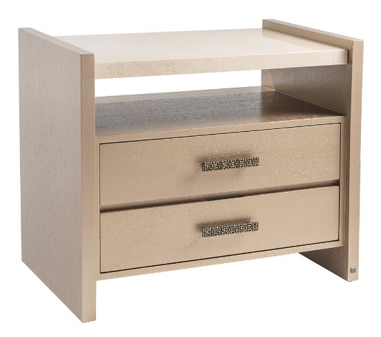 Africa Marble Top Nightstand