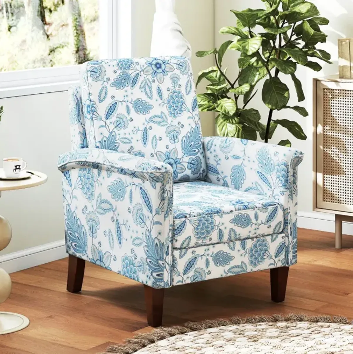 Folding 6 Position Convertible Sleeper Bed Armchair Lounge Couch with ...