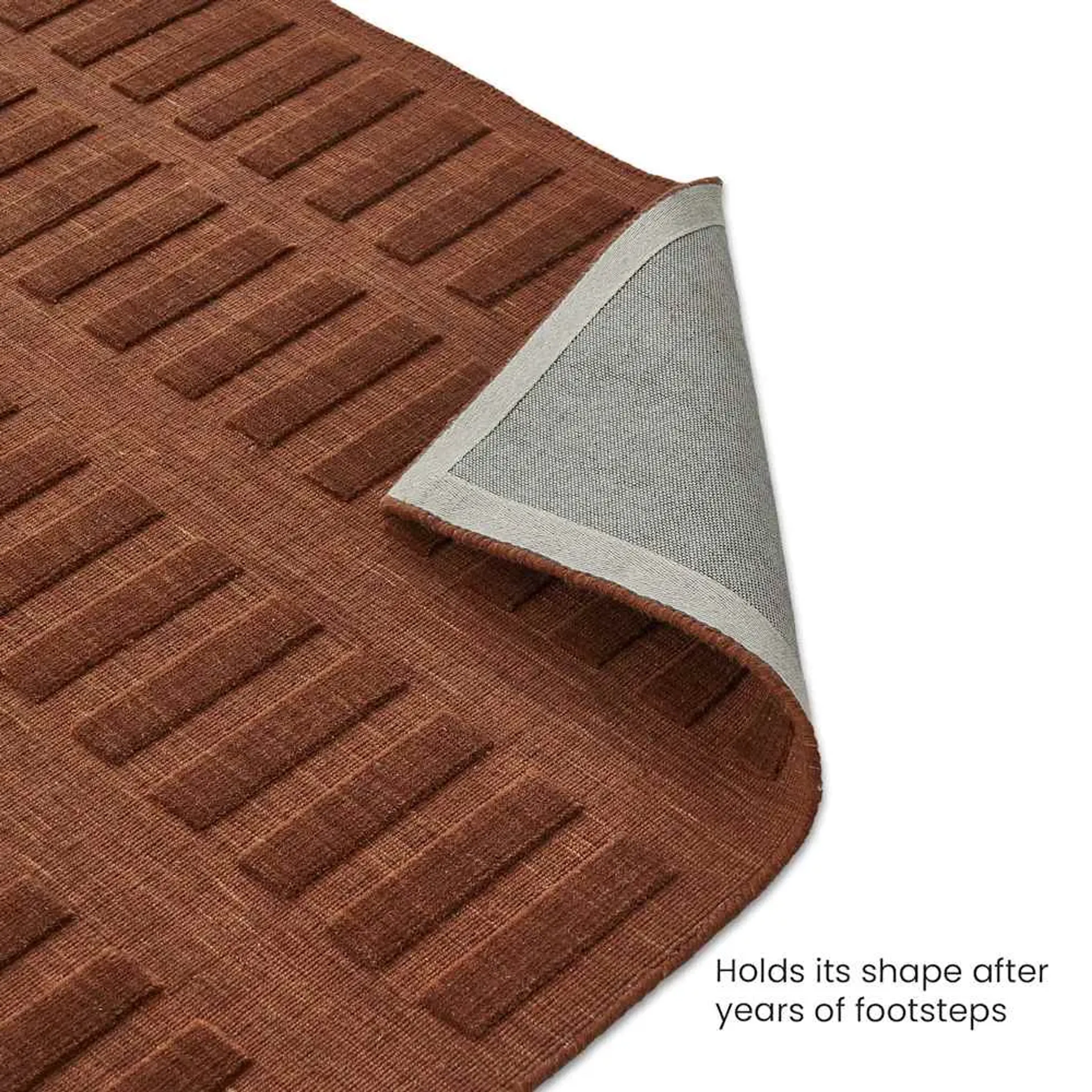 Claudia Area Rug Brick 7 5x9 Castlery | Furniture.com