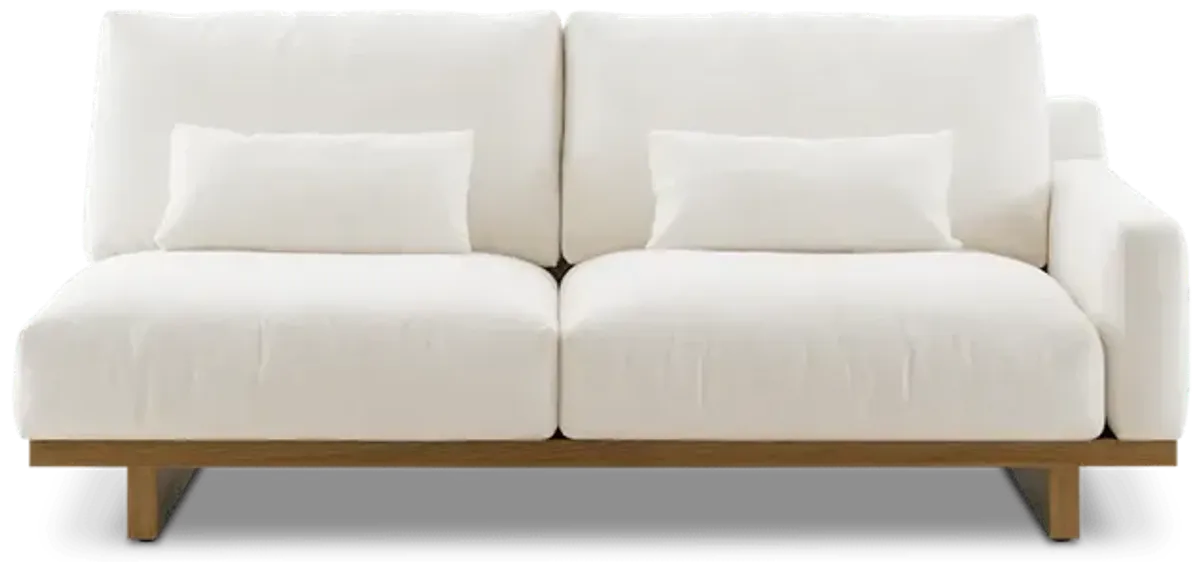 Mori Performance Fabric Single Arm 2 Seater Sofa by Castlery ...