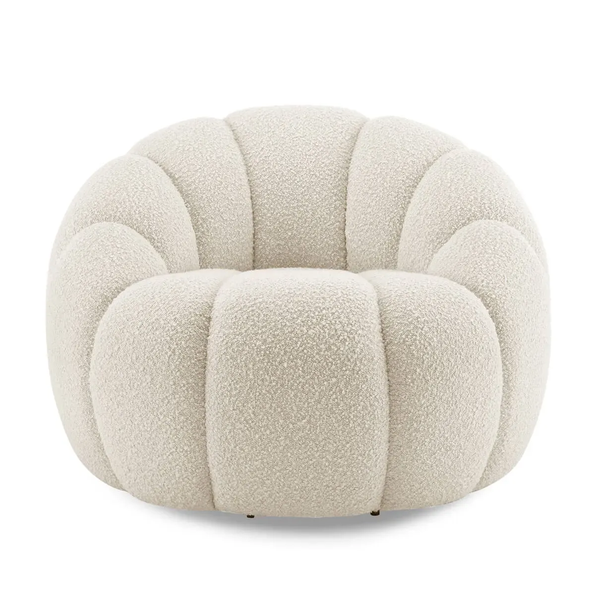 Soline Modern Pumpkin Lounge Chair by Eternity Modern | Furniture.com