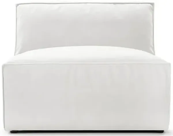 Oasis Modern Low Profile Modular Block Sofa in Latex | Middle Module by ...