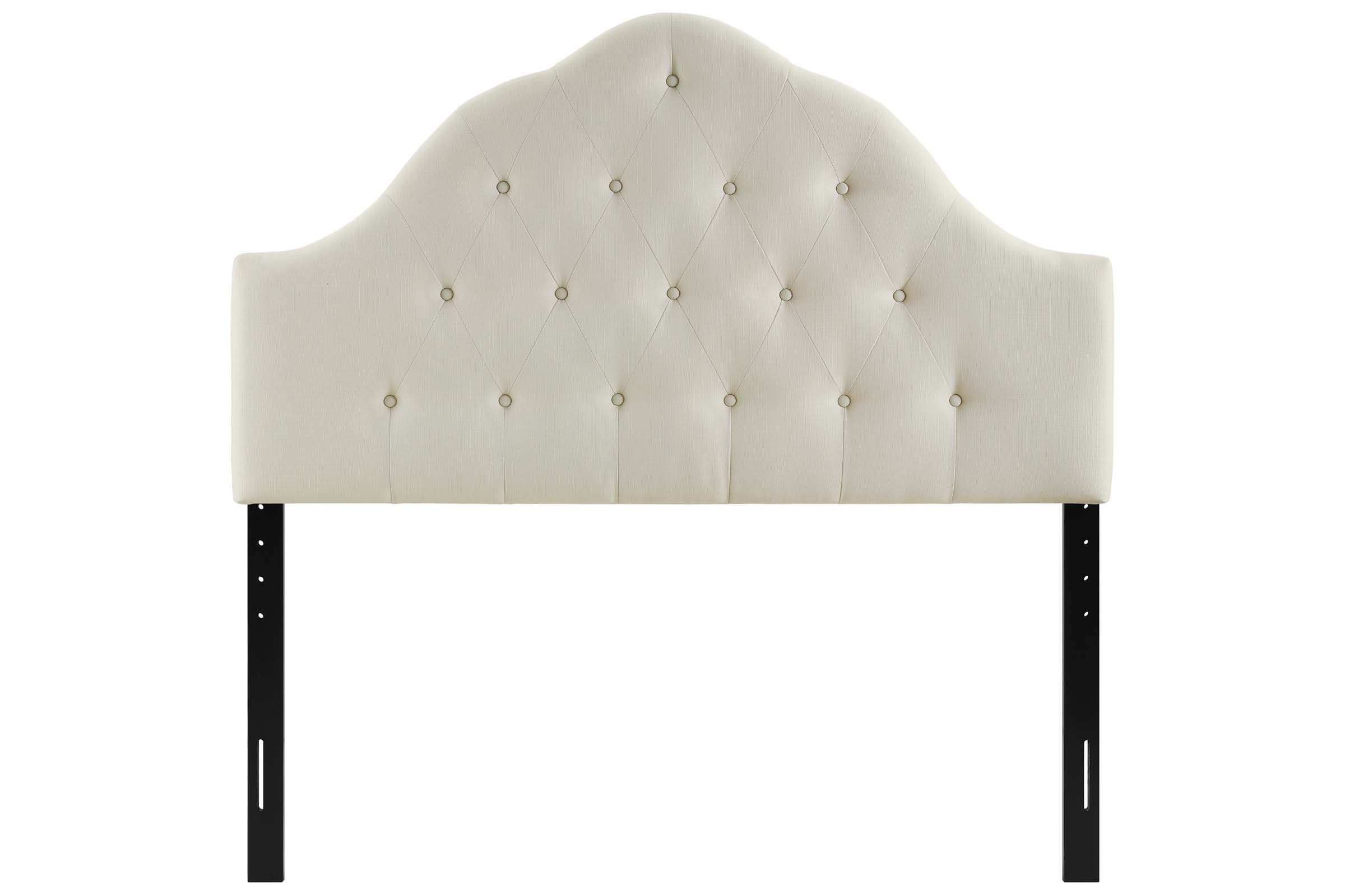 Sovereign Full Upholstered Fabric Headboard in Ivory