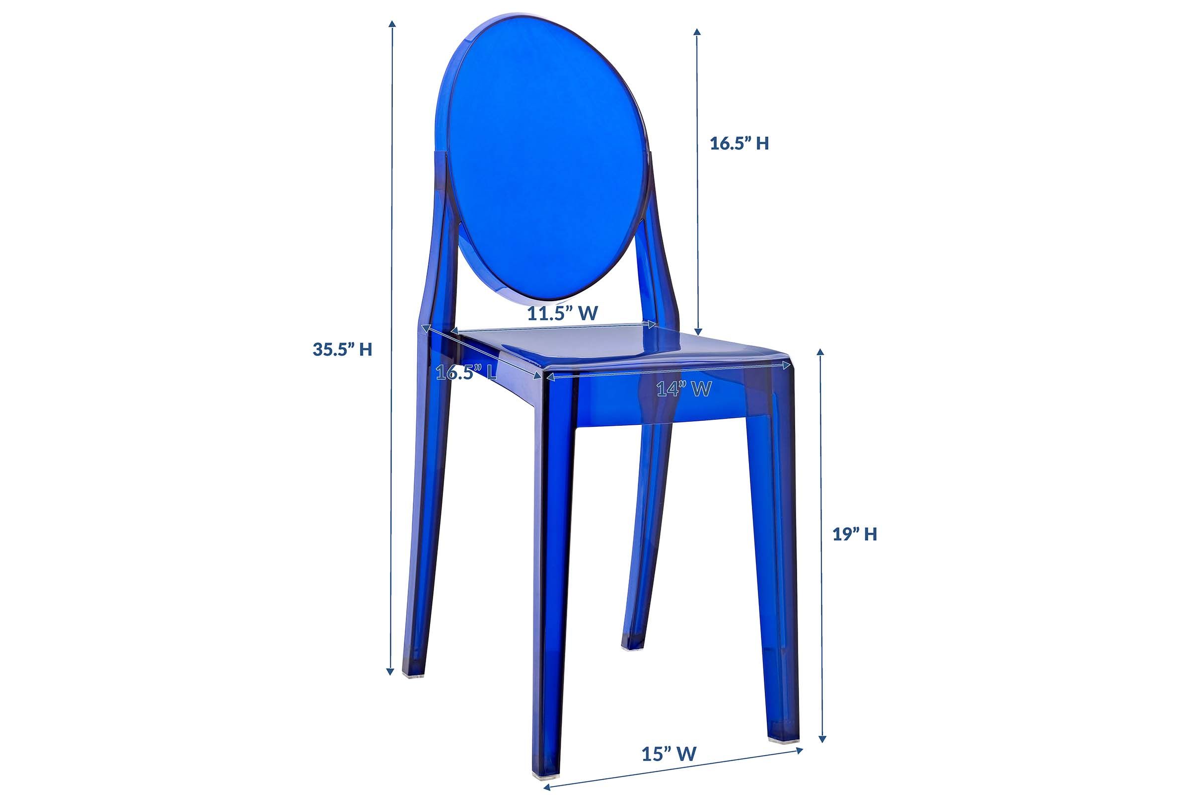 Casper Dining Side Chair in Blue
