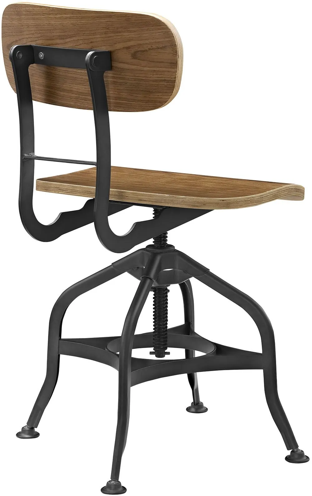 Mark Adjustable Wood Dining Stool