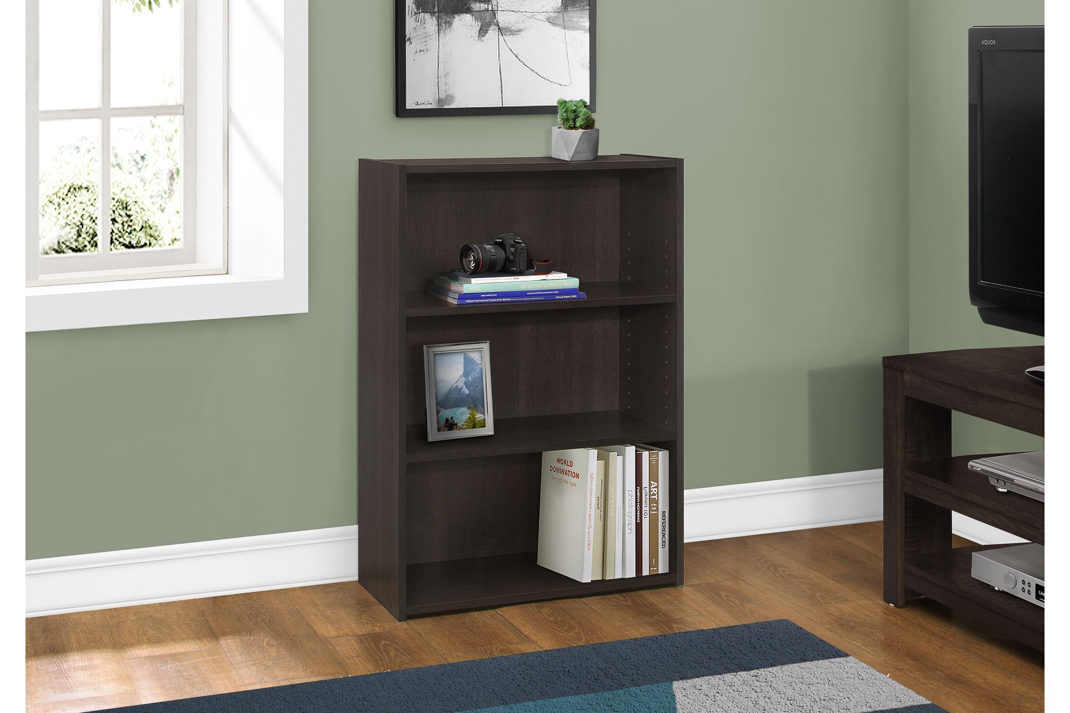 Cappuccino 36" Bookcase