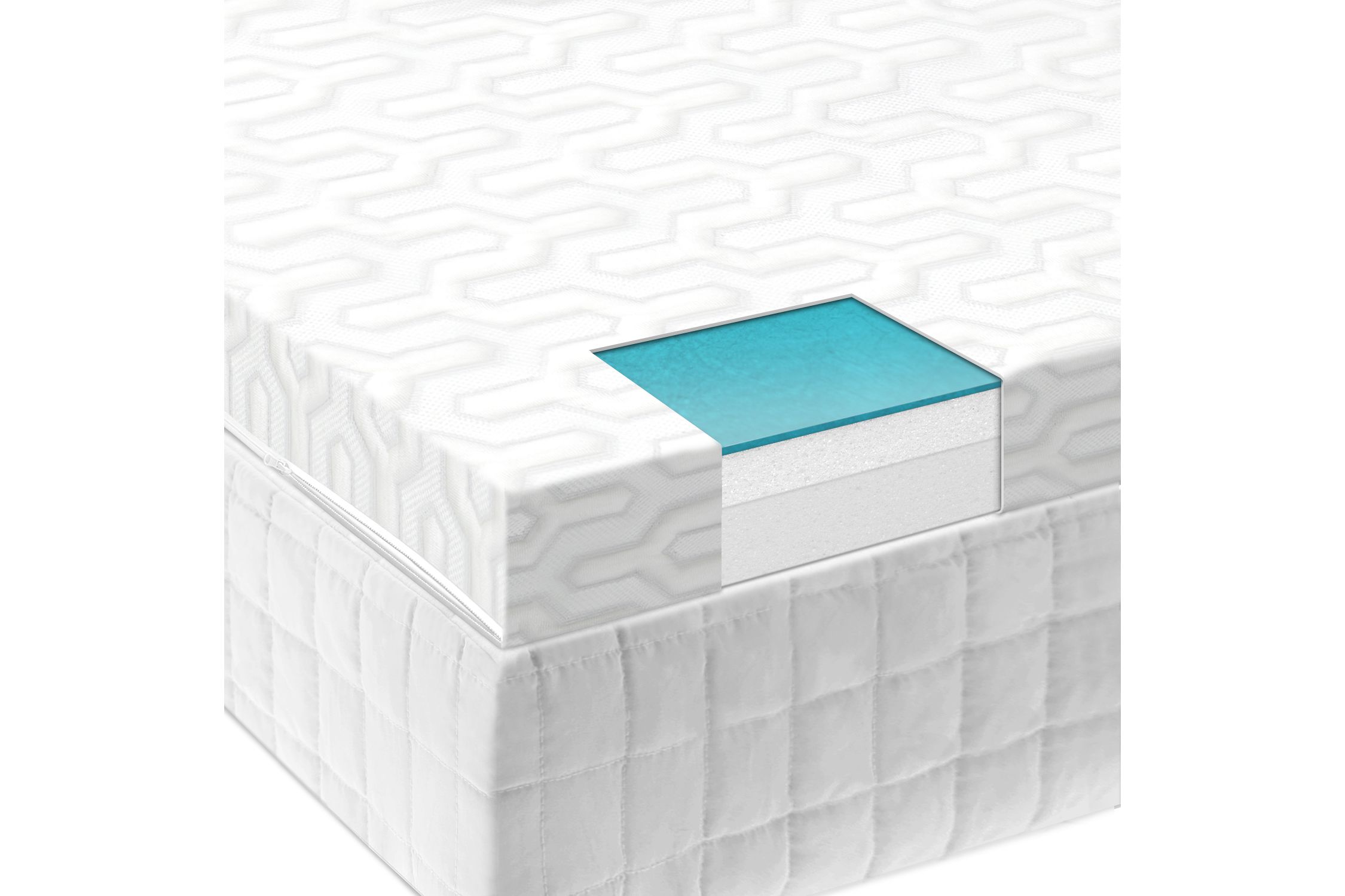 2.5 " Liquid Gel Mattress Topper Queen