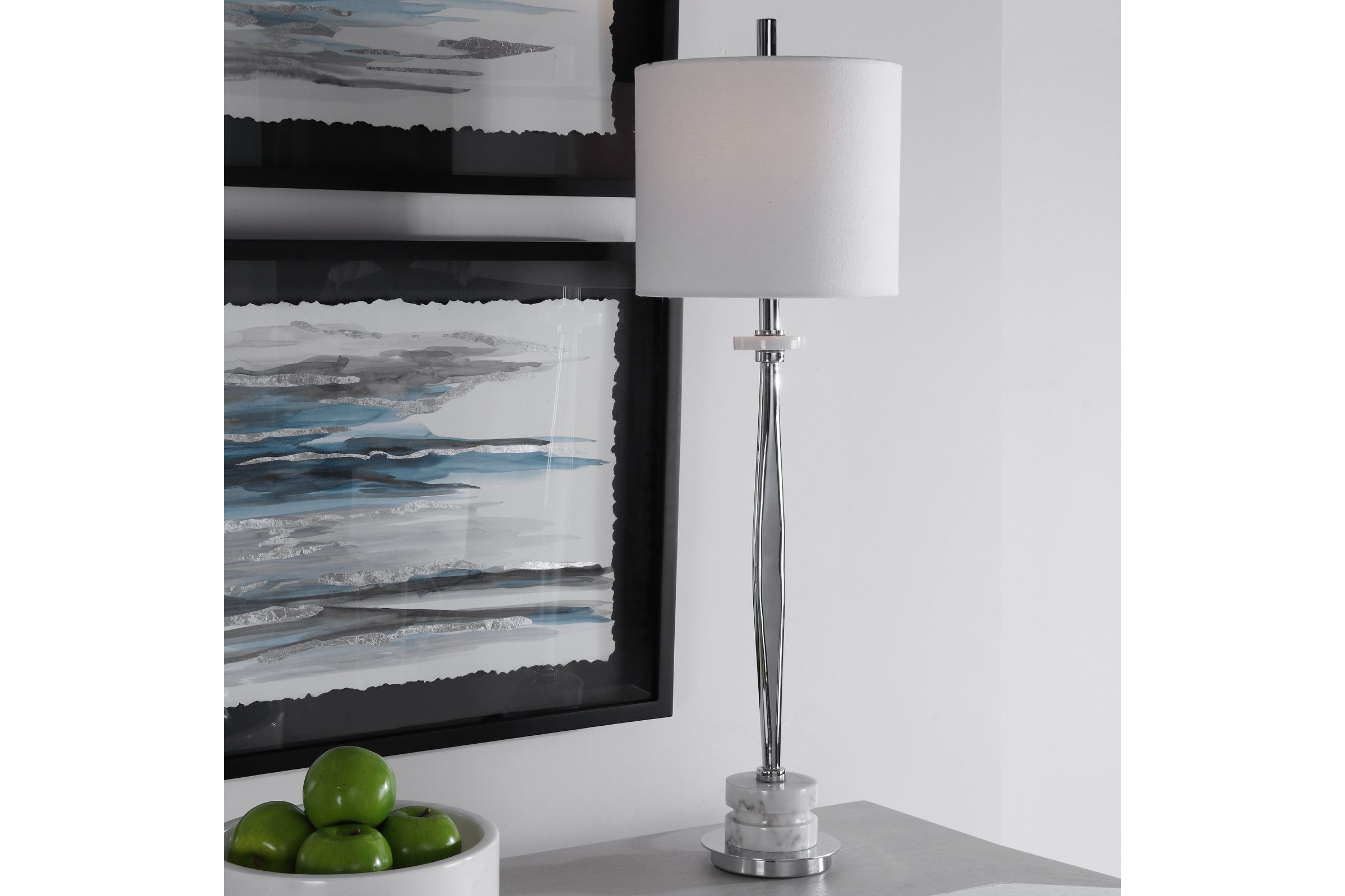 Magnus Chrome Buffet Lamp