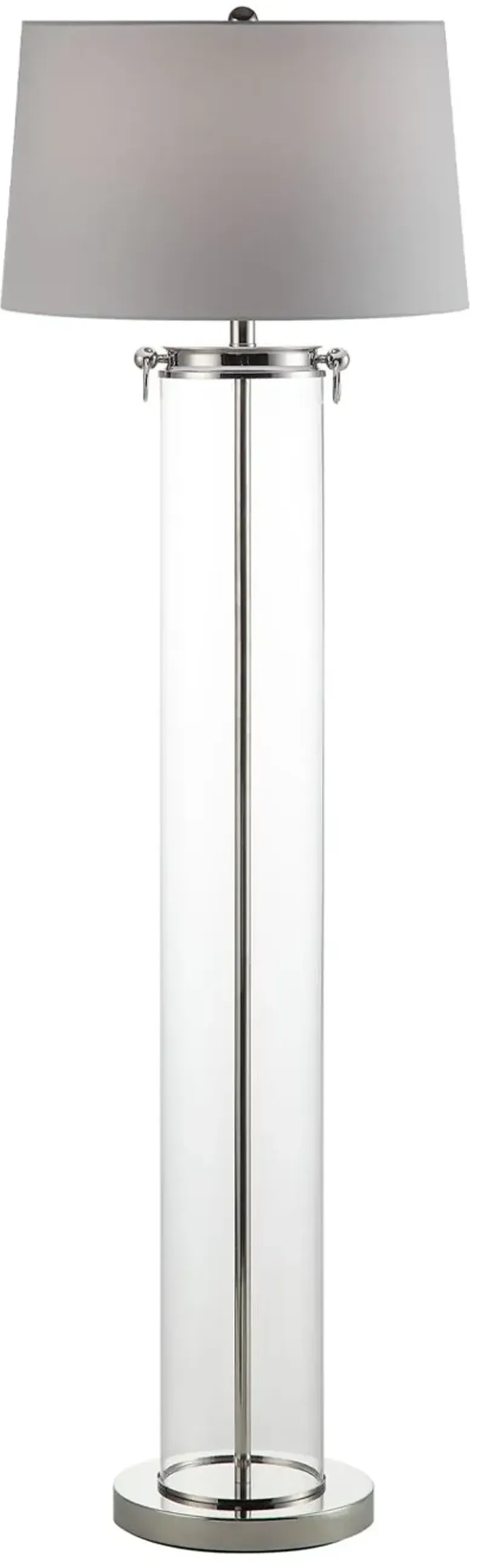 Clear Glass Floor Lamp