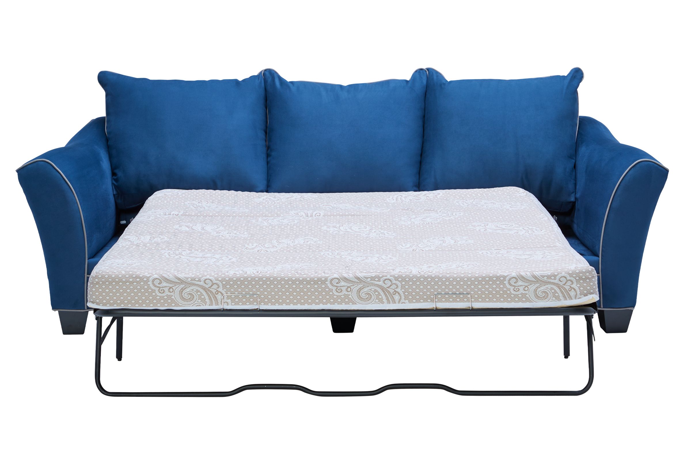 Dylan Blue Queen Sleeper Sofa