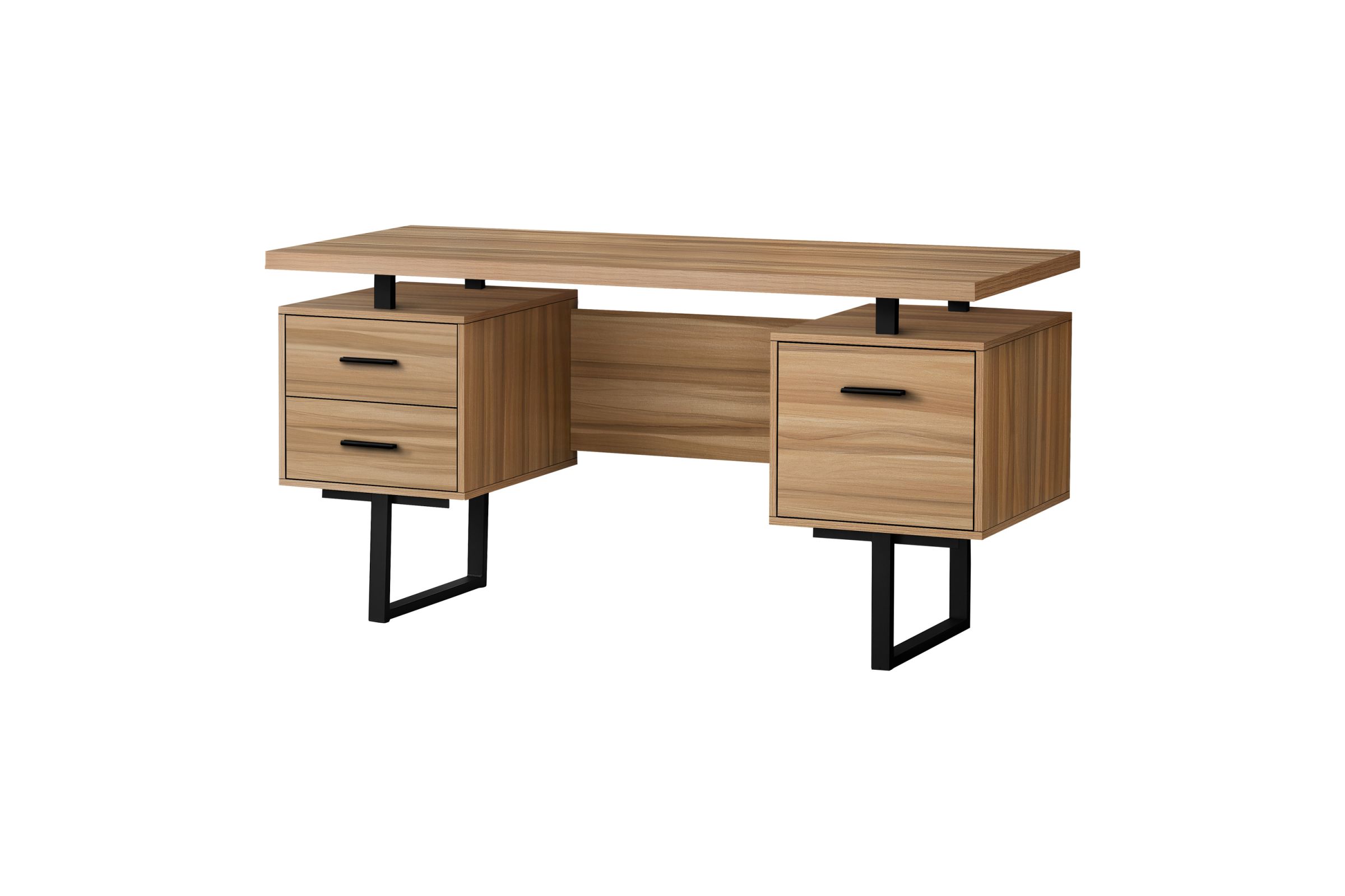 Light Reclaimed Wood 60" Computer Desk