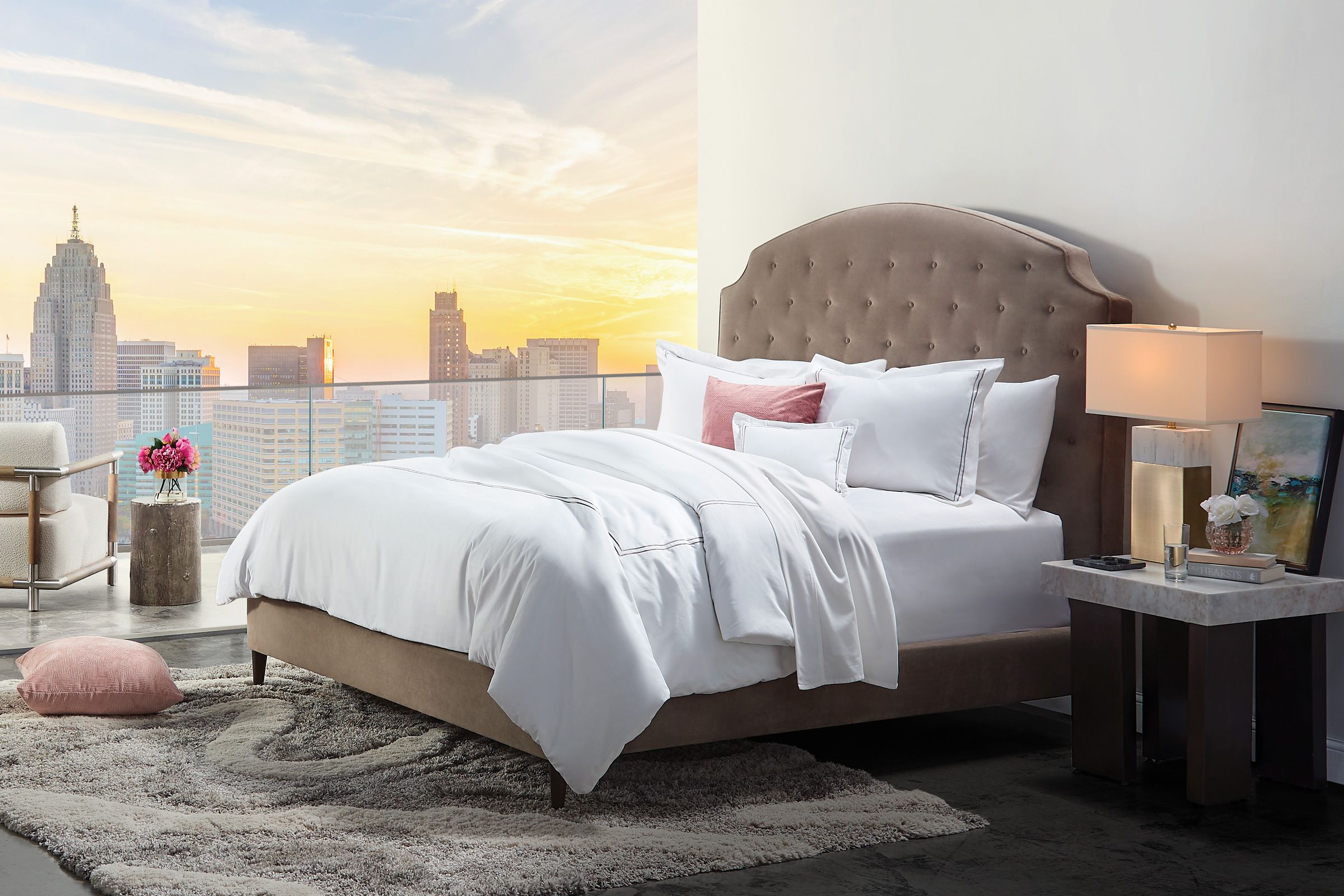 Luxe Arch Queen Headboard By Jonathan Louis Design Lab