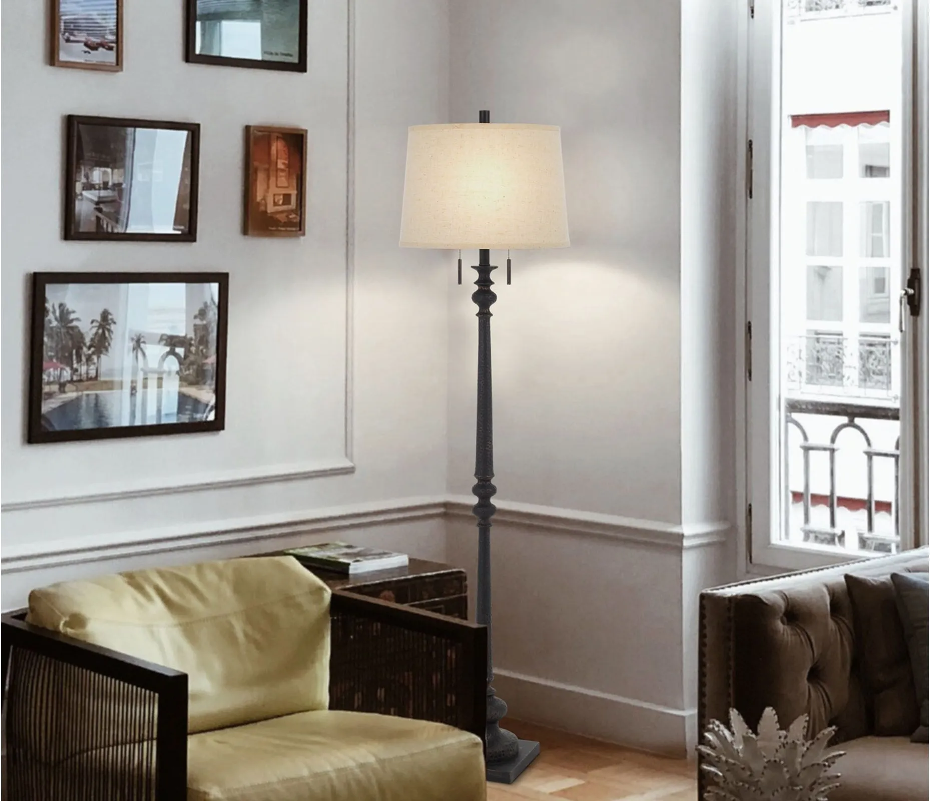 Traditional Column Floor Lamp
