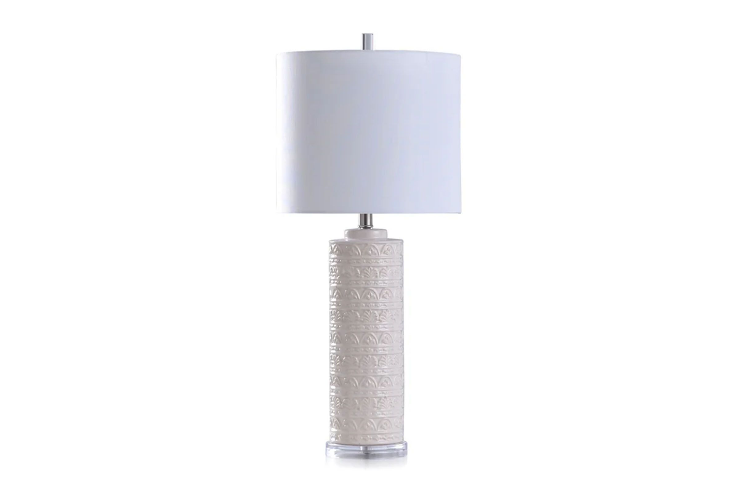 Ivory Textured Table Lamp