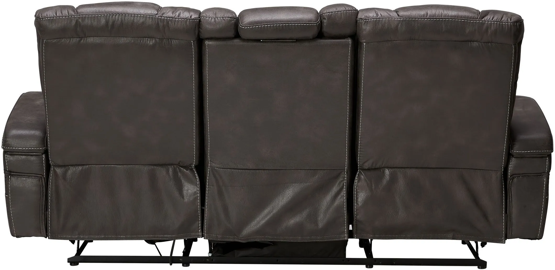 Vance Reclining Sofa with Drop Down Table