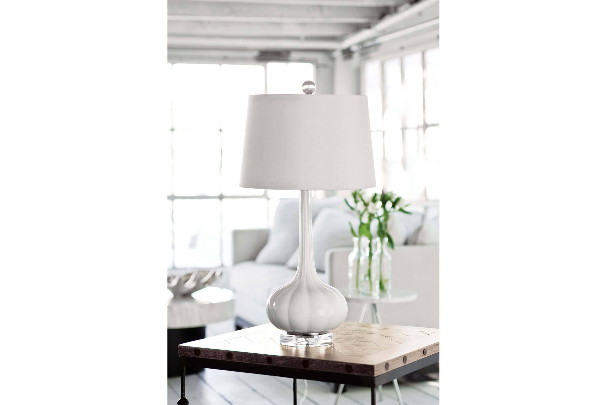 Milano Snow Table Lamp by Regina Andrew