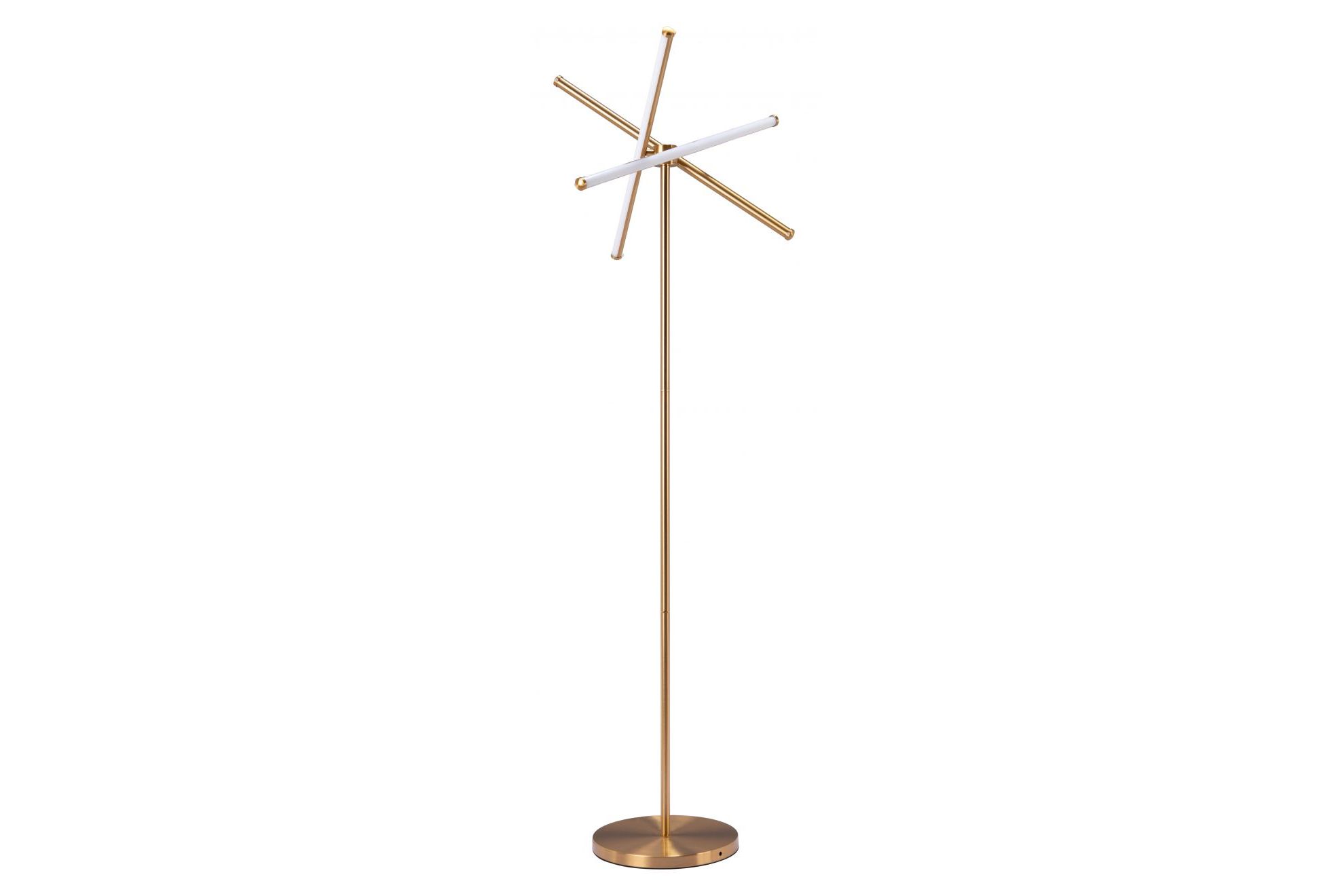 Garza Brass Floor Lamp