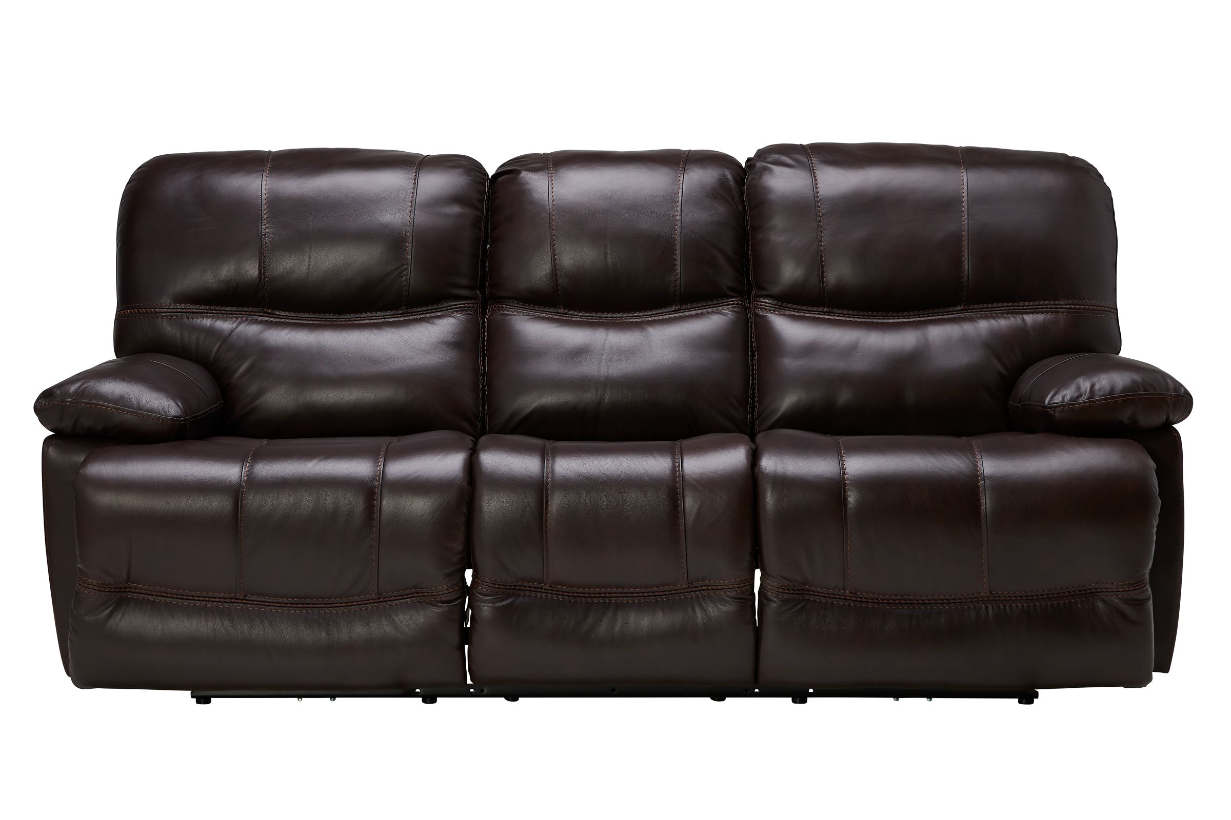 Ezra Leather Power Reclining Sofa