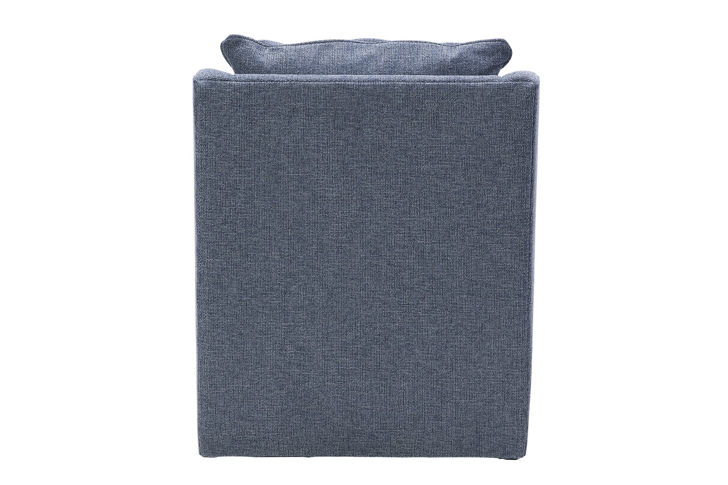 Kara Navy Swivel Chair by Rowe