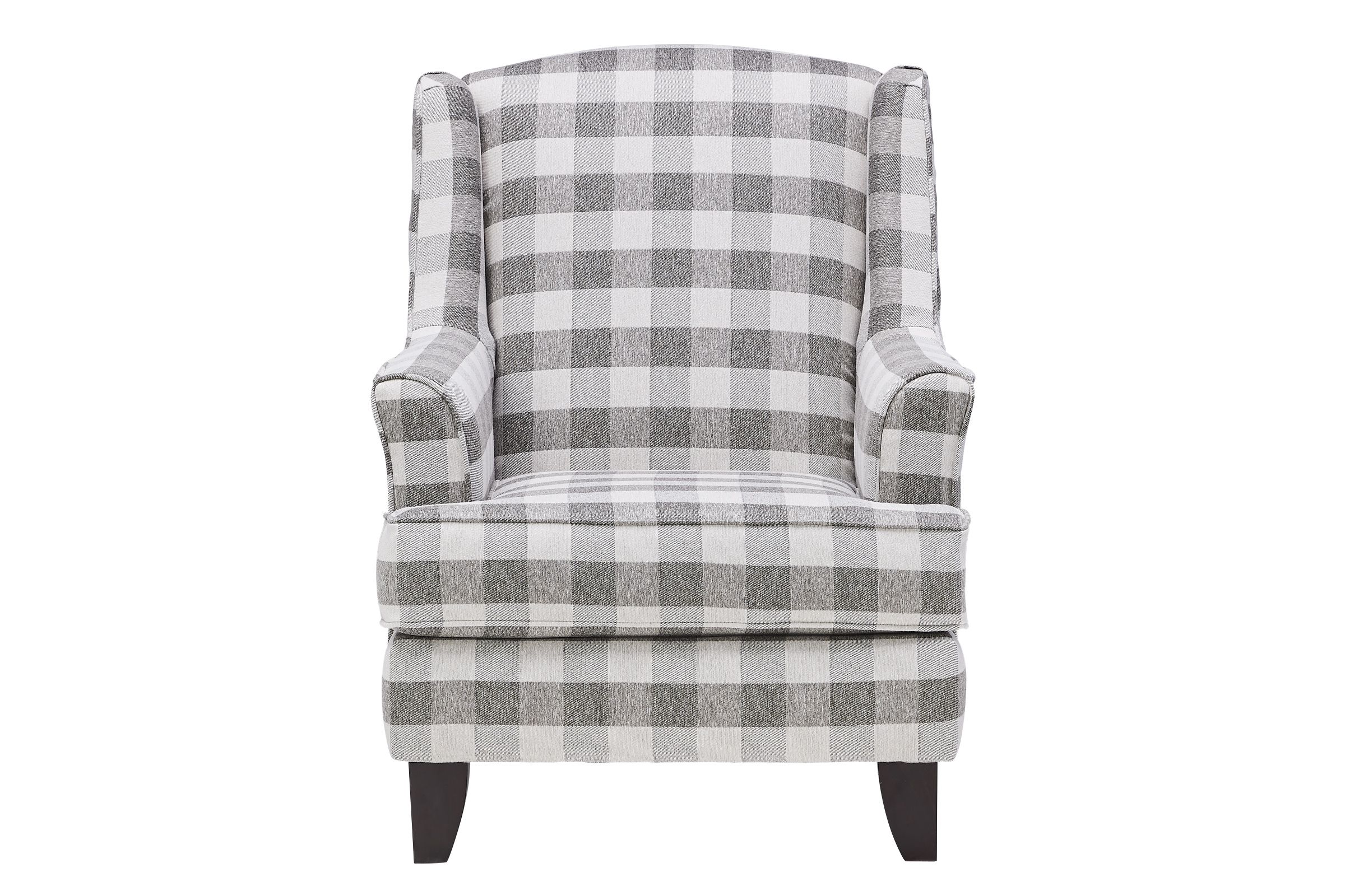 Hazel Check Accent Chair