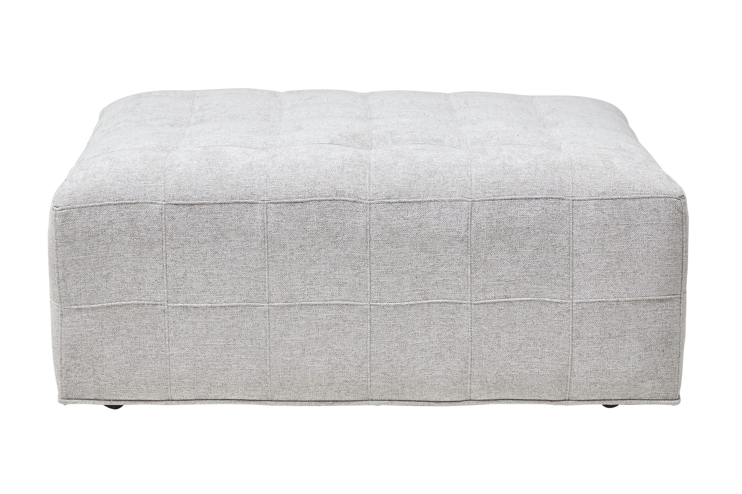 Illusions Grey Ottoman