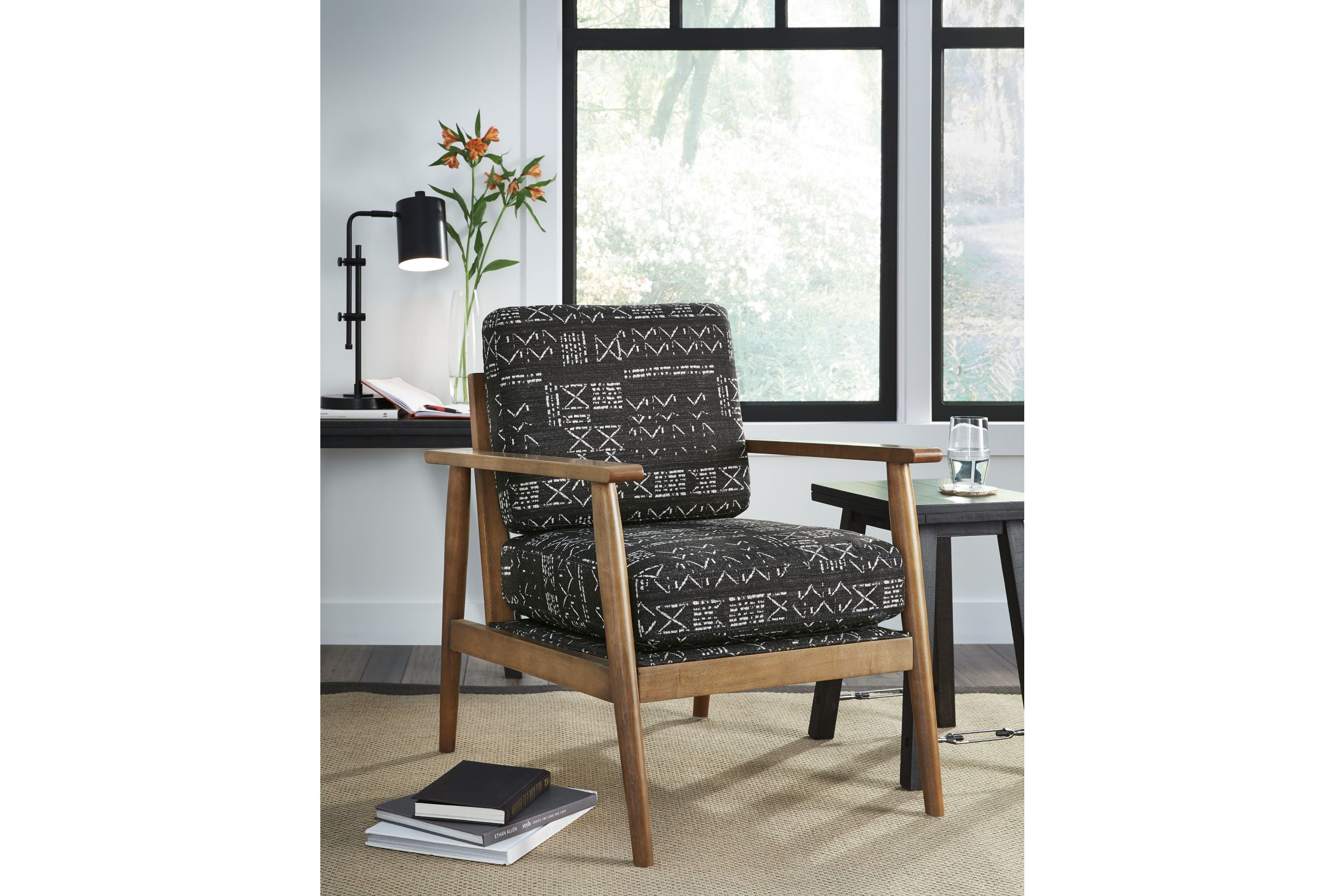 Bevyn Charcoal Accent Chair