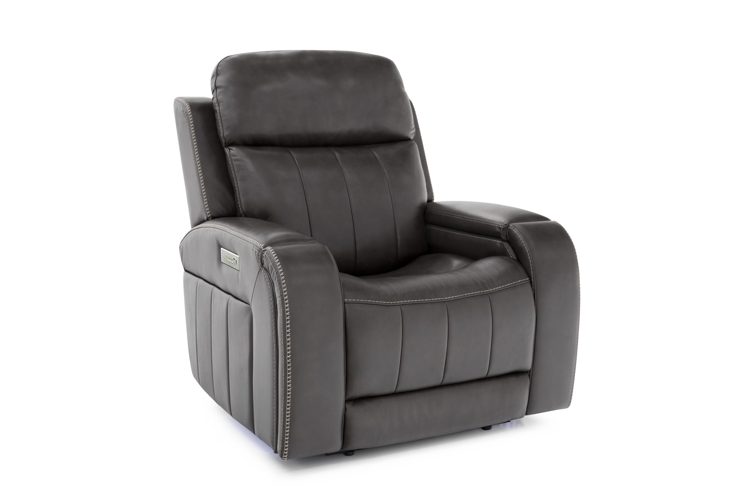 Maverick Audio Triple Power Leather Recliner