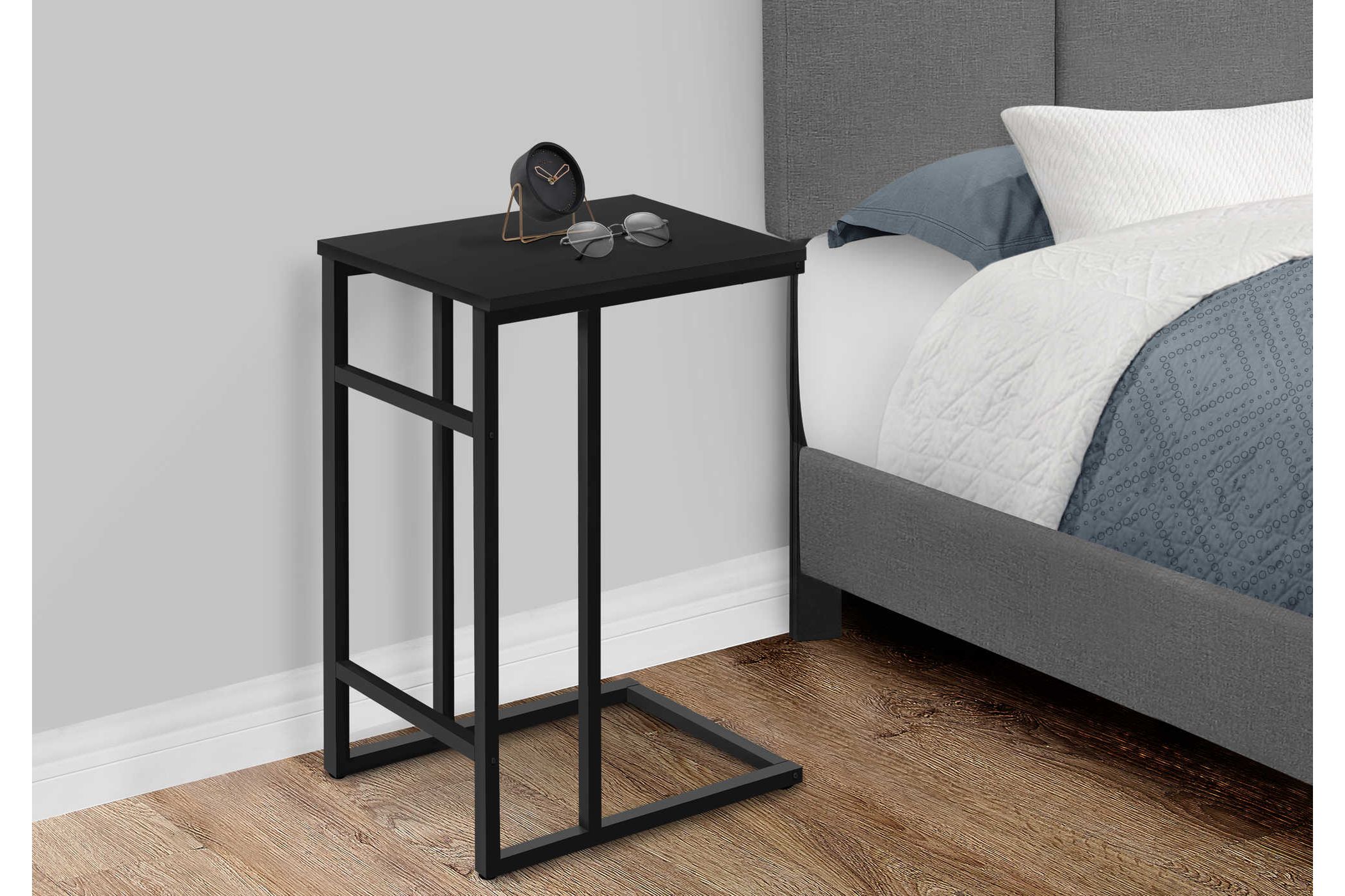 Black Metal Accent Table
